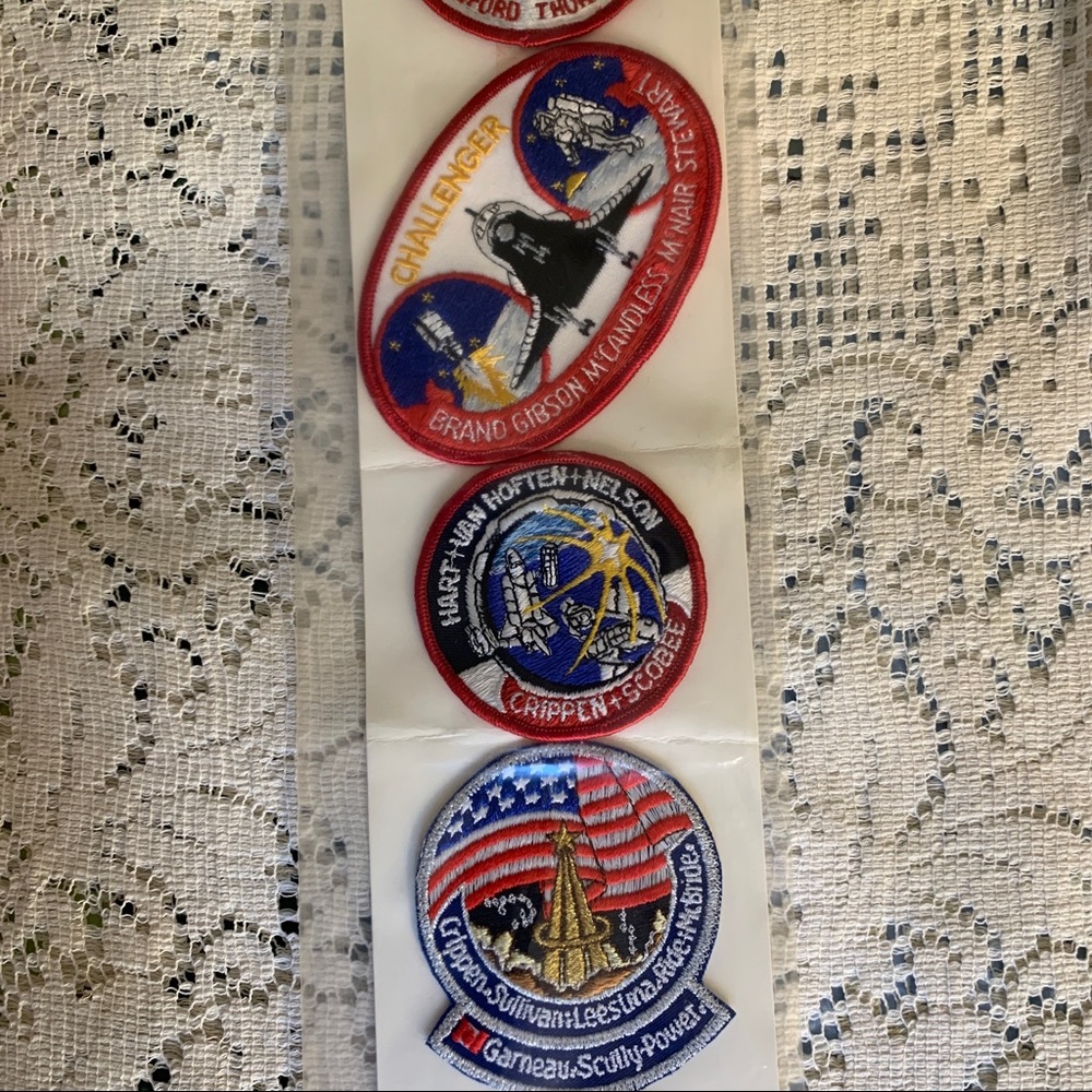 10 Vintage Nasa Patches - Gem